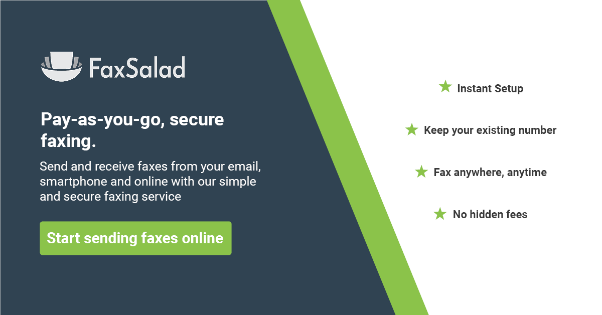 Online Faxing - Secure and easy | FaxSalad
